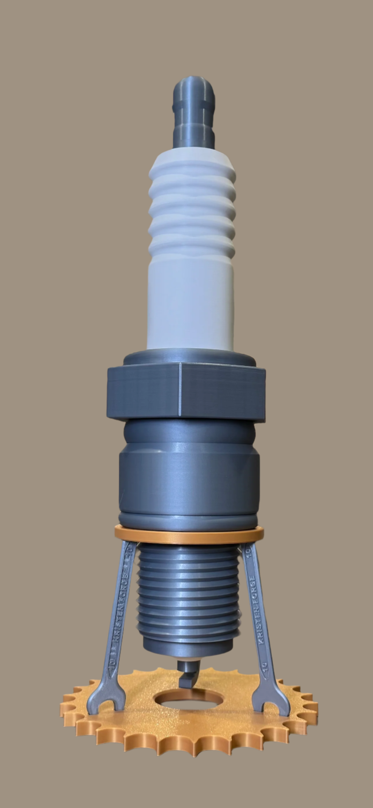Spark Plug Lamp - Plain – 3D Print Samaritan